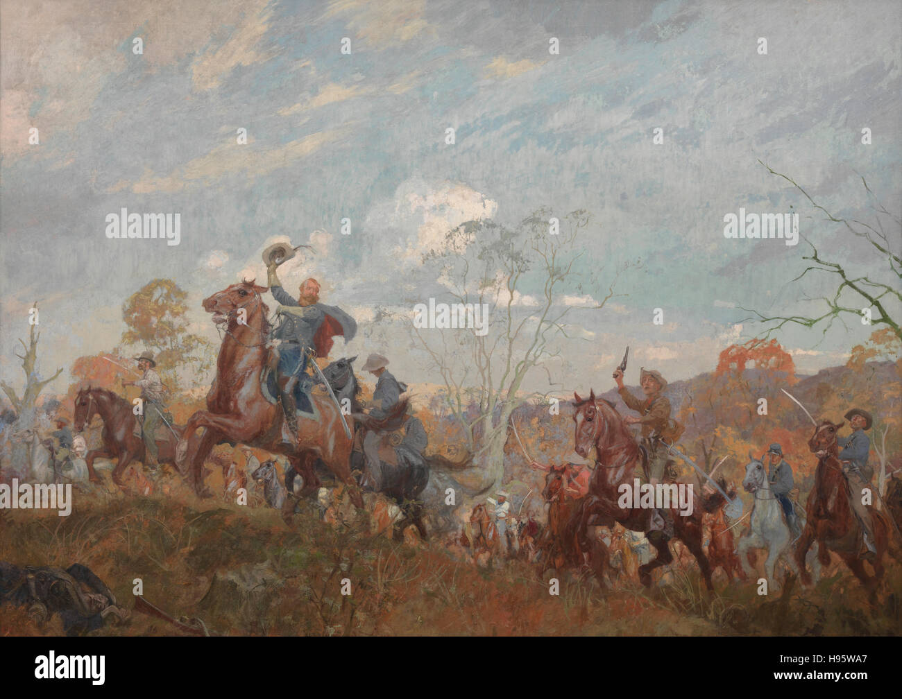 Confederate Memorial, Autumn by Charles Hoffbauer Stock Photo - Alamy