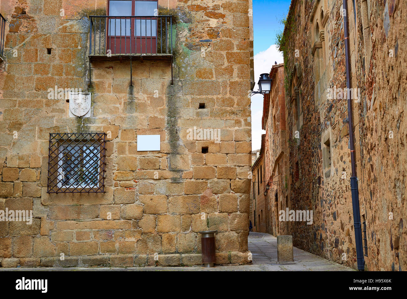 Caceres monumental city in Extremadura of spain Stock Photo - Alamy