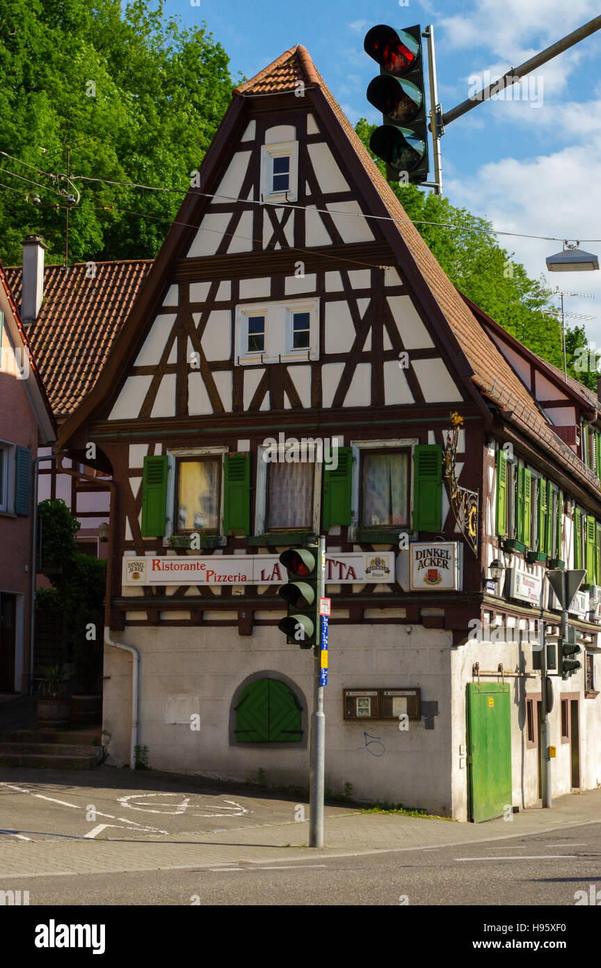 German Tudor House Styles 13cm Chalet Weather House Tudor Style With