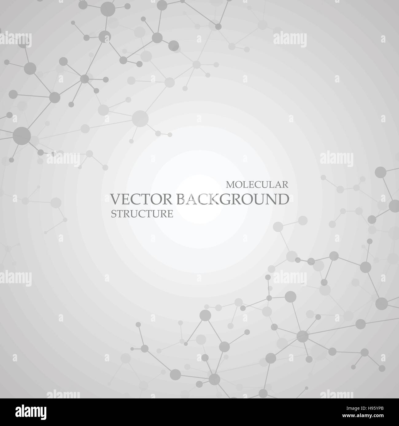 Structure molecule and communication Dna, atom, neurons. Science ...