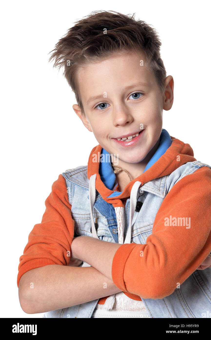 Smiling little boy Stock Photo - Alamy