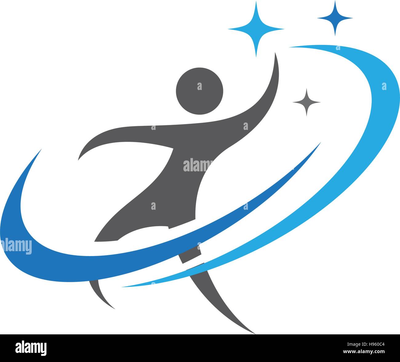 Fun people Healthy Life icon Logo template Stock Vector Image & Art - Alamy