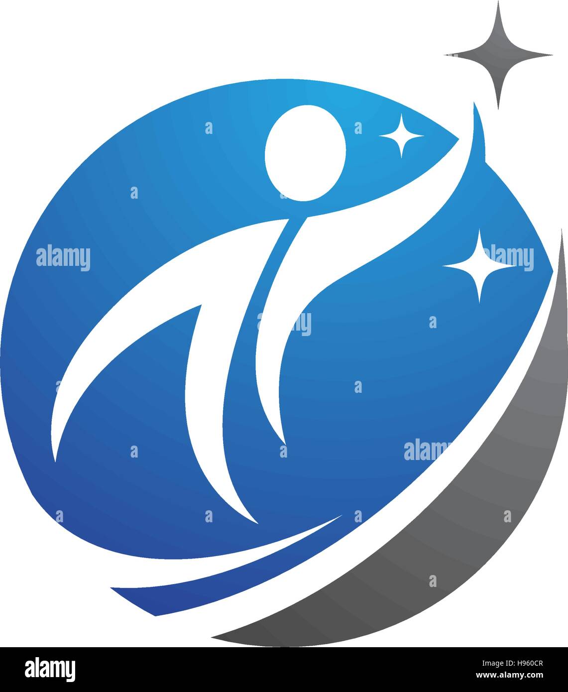 Fun people Healthy Life icon Logo template Stock Vector Image & Art - Alamy