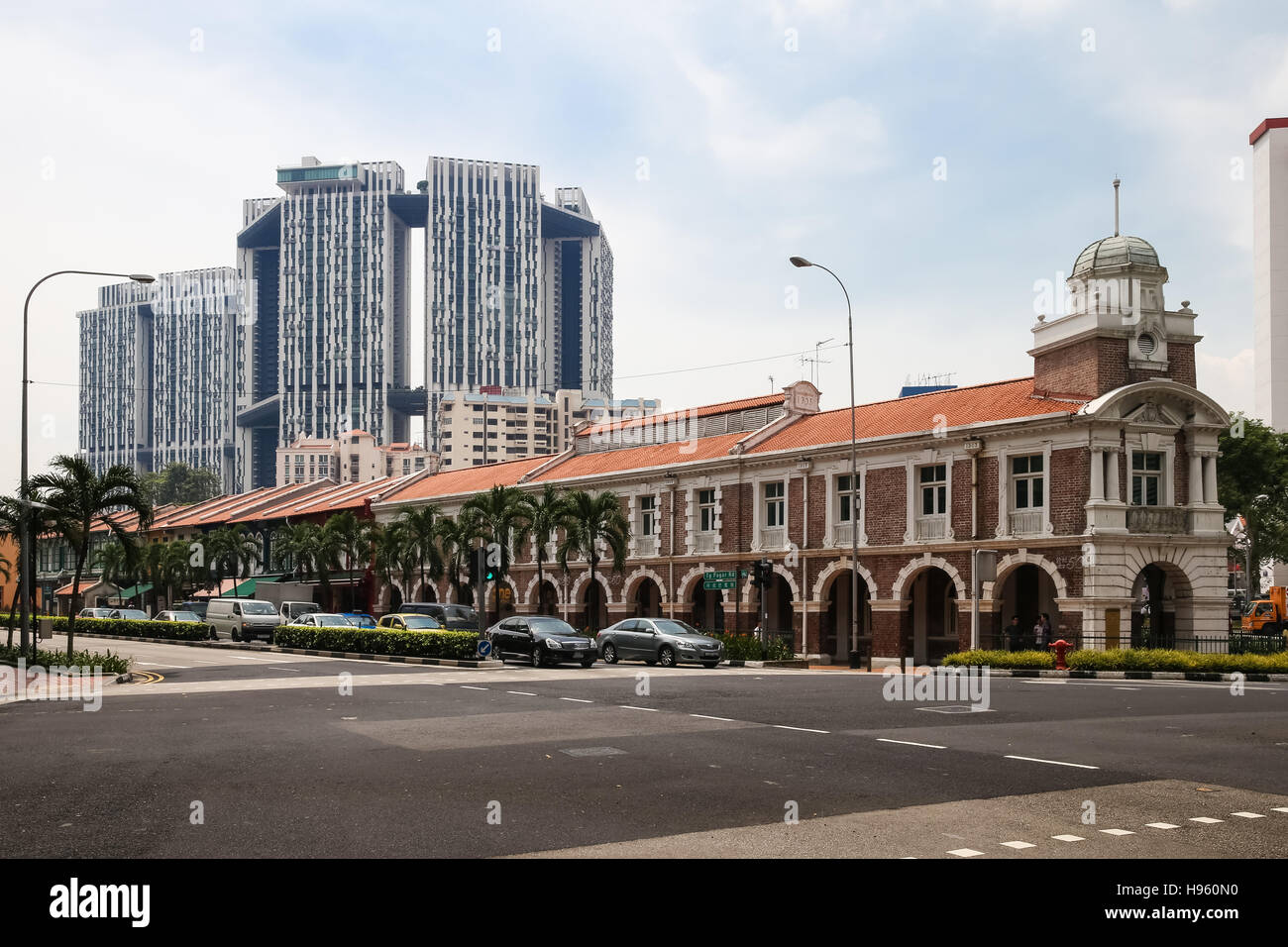 Magnificent buildings in different styles Stock Photo - Alamy