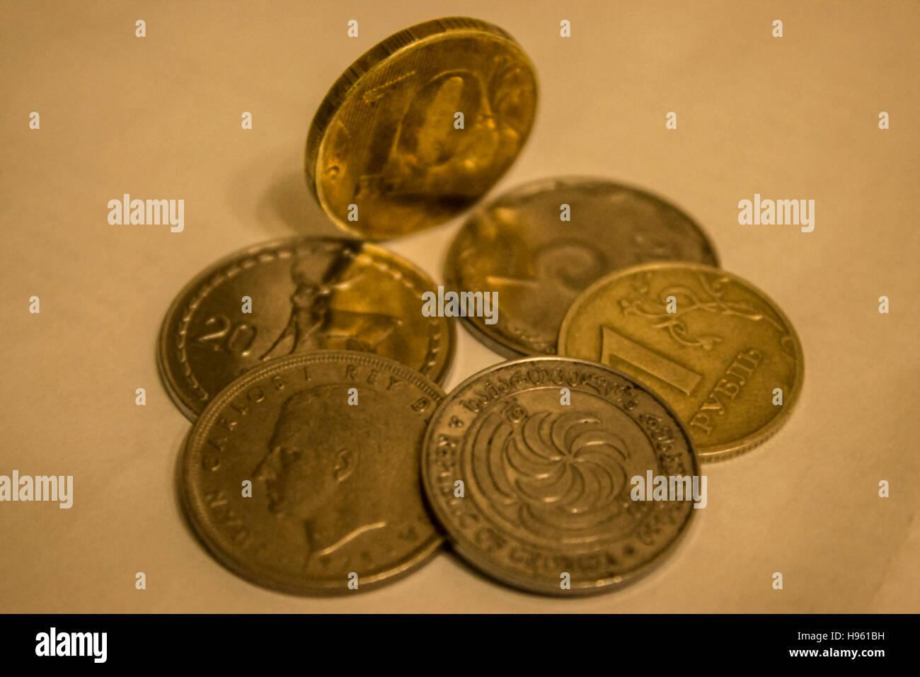 Penny composition hi-res stock photography and images - Alamy