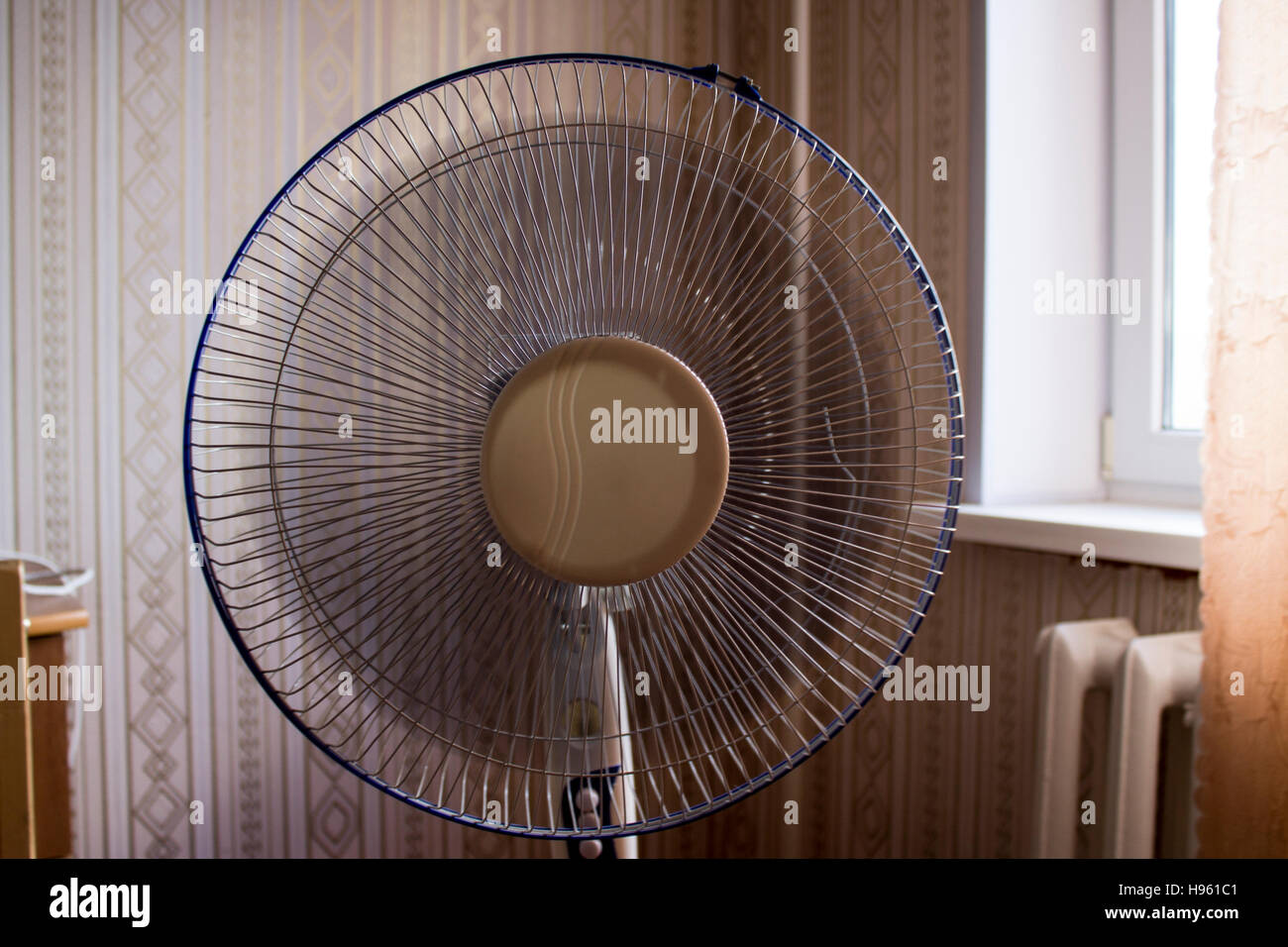 electric fan in the room Stock Photo - Alamy