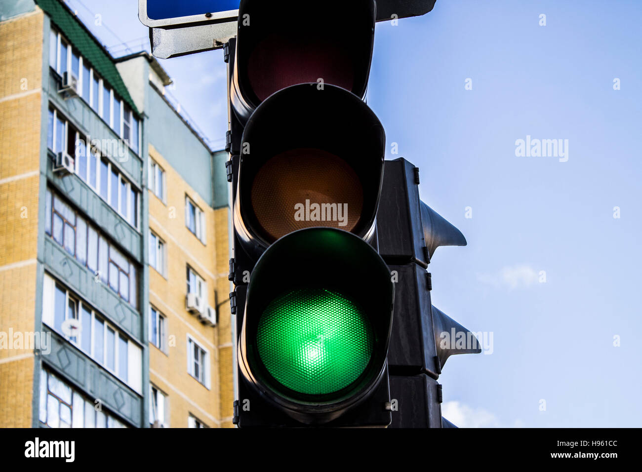 Traffic Light on the street Stock Photo - Alamy
