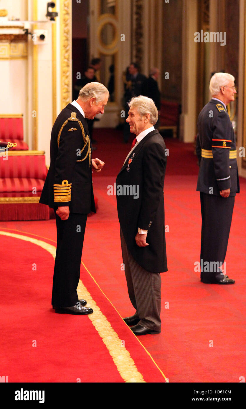 Made mbe by prince wales investiture ceremony buckingham palace hi-res ...