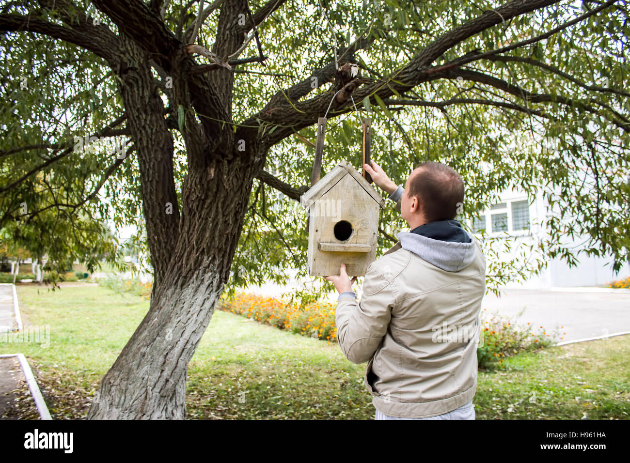 Birdhouse opening hi-res stock photography and images - Alamy