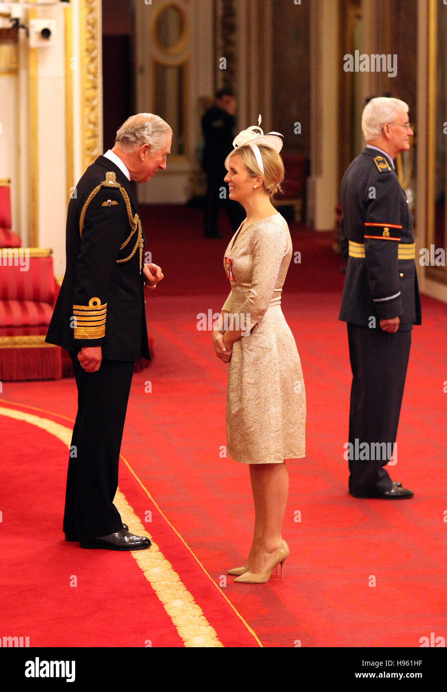 Alison Balsom, from London, is made an OBE by the Prince of Wales ...