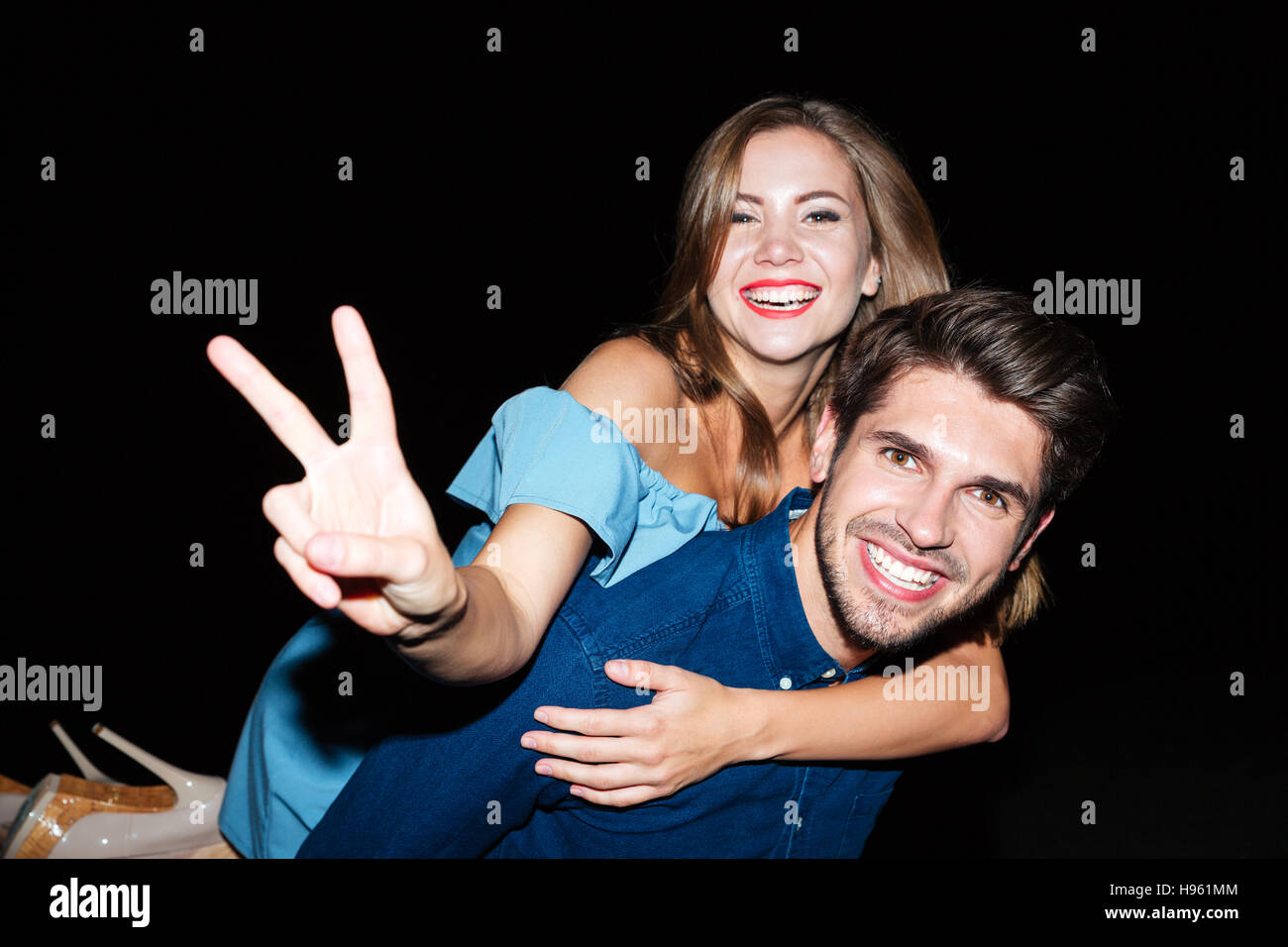 Couple Night Sea Romantic High Resolution Stock Photography and Images ...