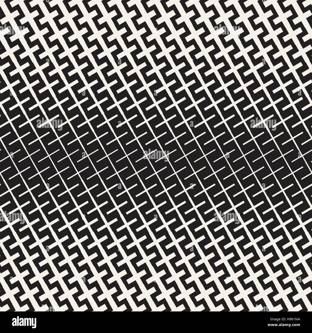 Cross Shapes Halftone Lattice. Abstract Geometric Background Design ...