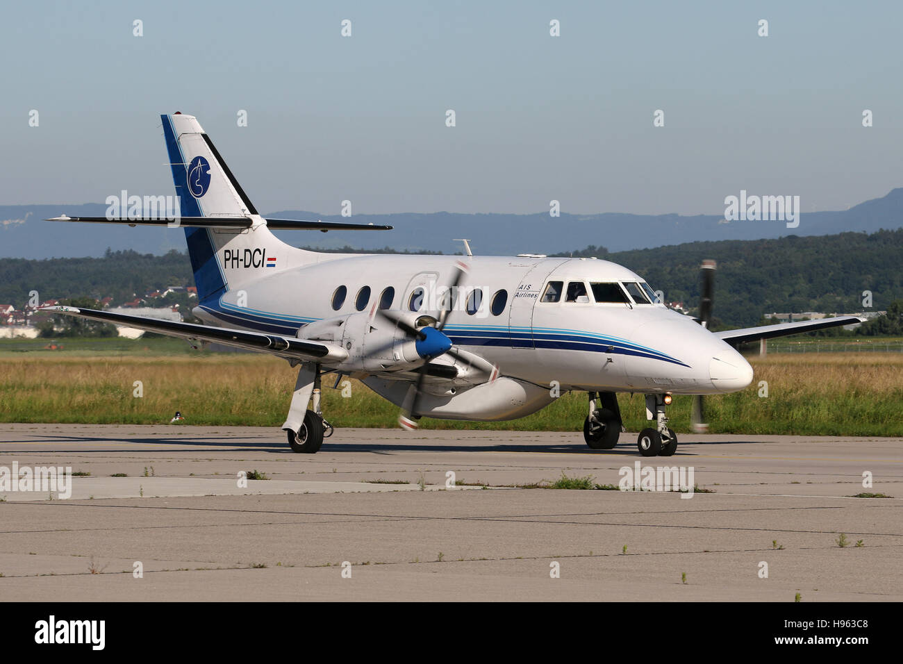 Stuttgart, Germany – June 23, 2016: AIS, British Aerospace Jetstream 32 ...