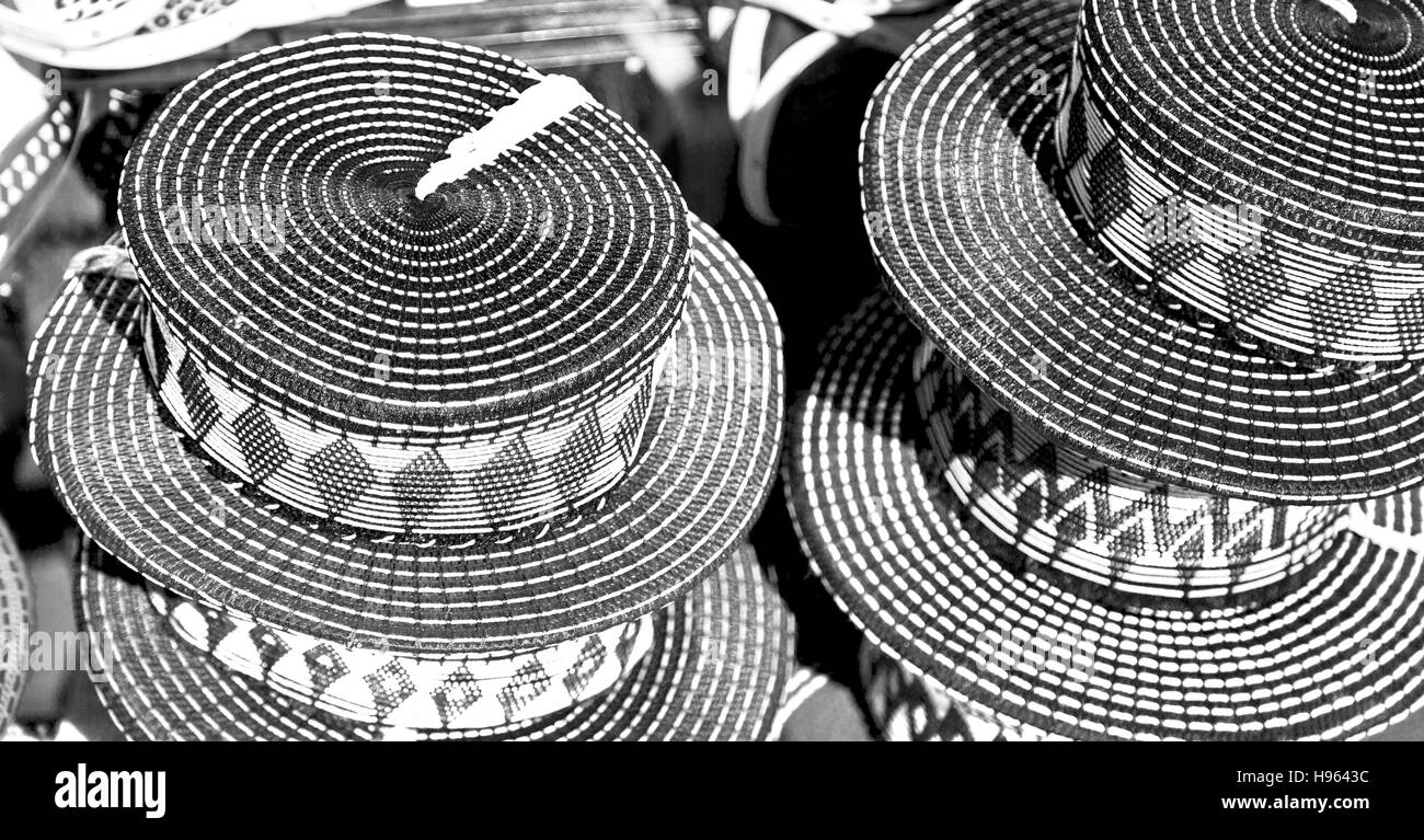 blur in south africa close up of the colored hat like texture ...