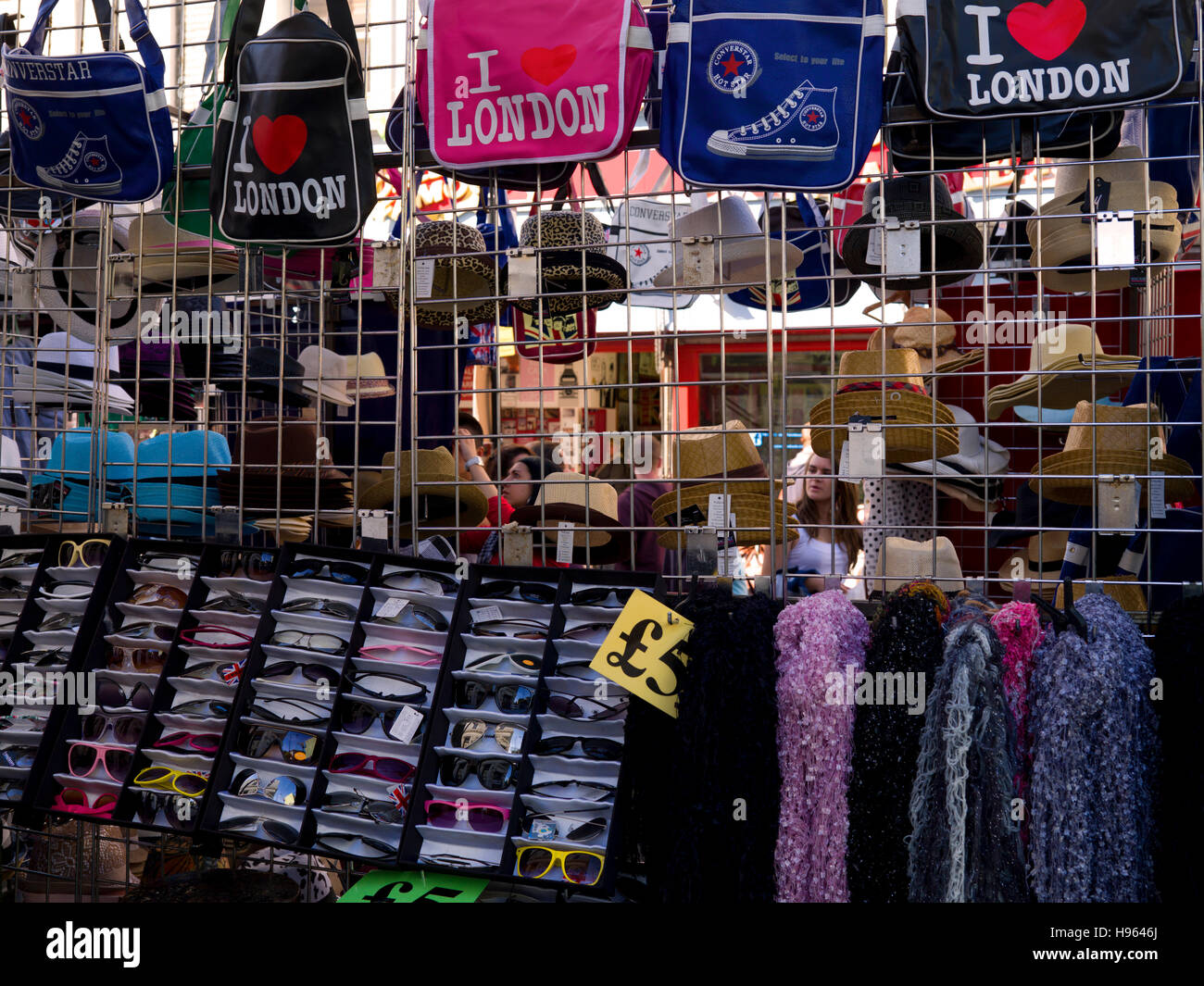 Fashion stall Portobello Road Stock Photo - Alamy