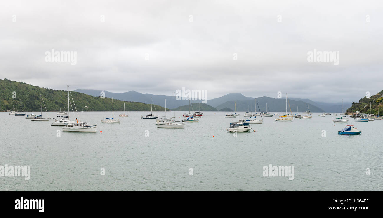 Picton, Queen Charlotte Sound, Marlborough Sounds Maritime Park, South ...