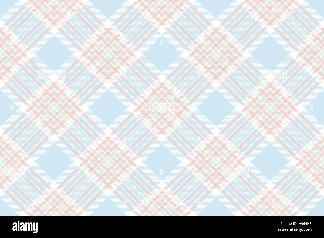 Pastel check shirt seamless background. Vector illustration. Flat ...