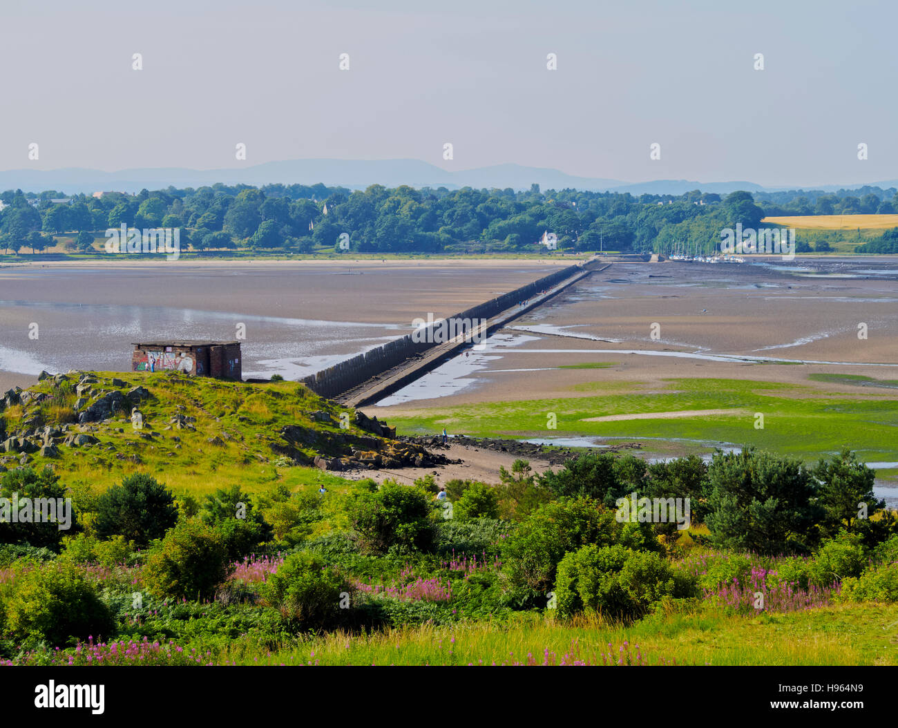 UK, Scotland, Lothian, Edinburgh Area, View of the Cramond Island Stock ...