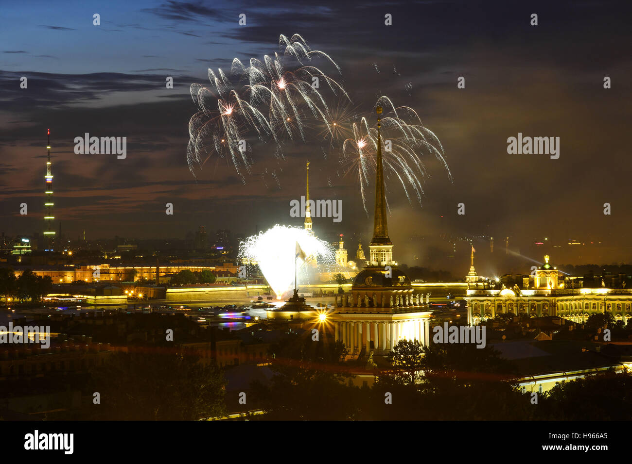 Russia salute neva view church hi-res stock photography and images - Alamy