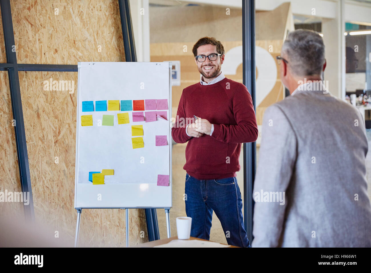 Meeting room with flipchart hi-res stock photography and images - Alamy