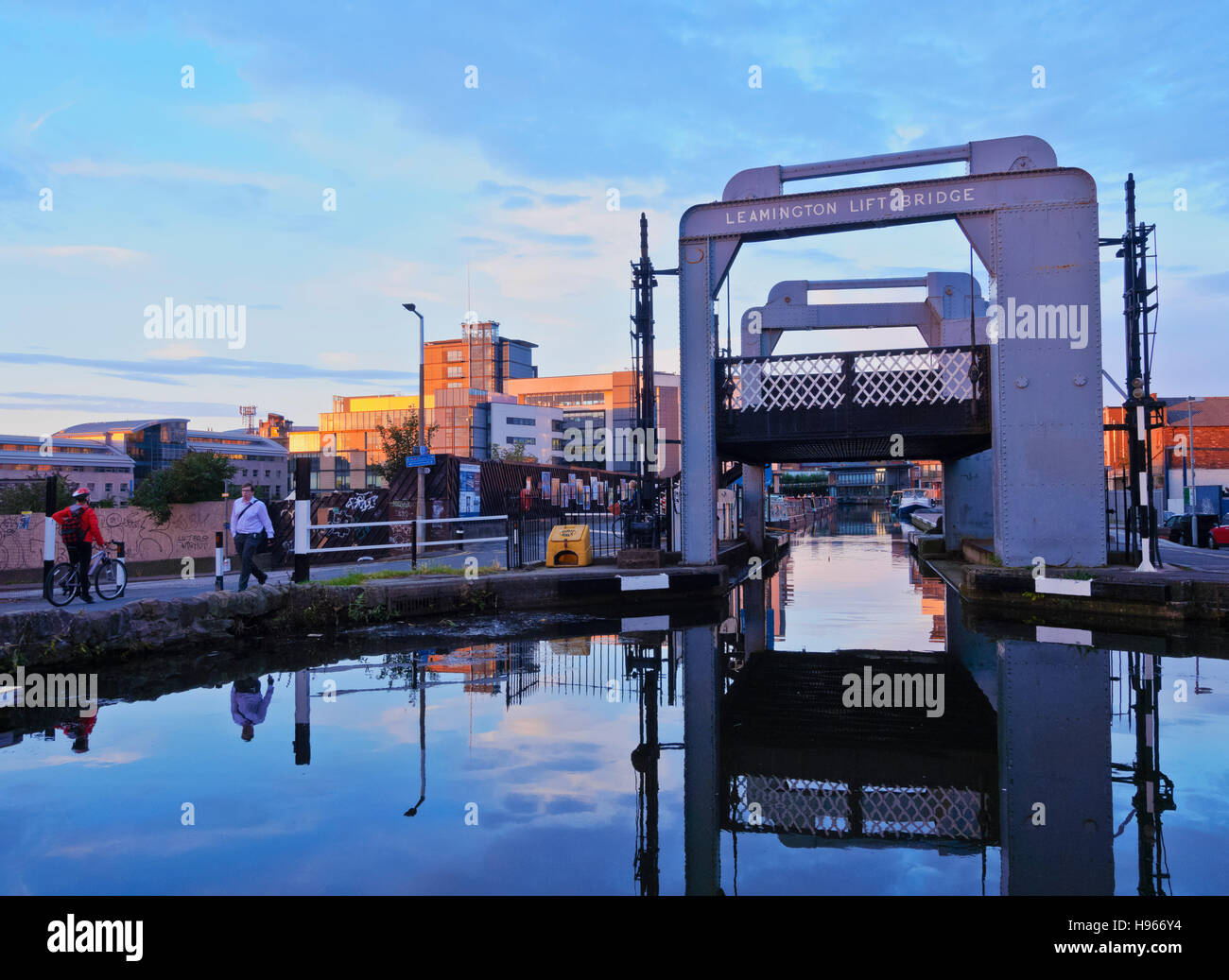 UK, Scotland, Lothian, Edinburgh, Leamington Lift Bridge on The Union ...