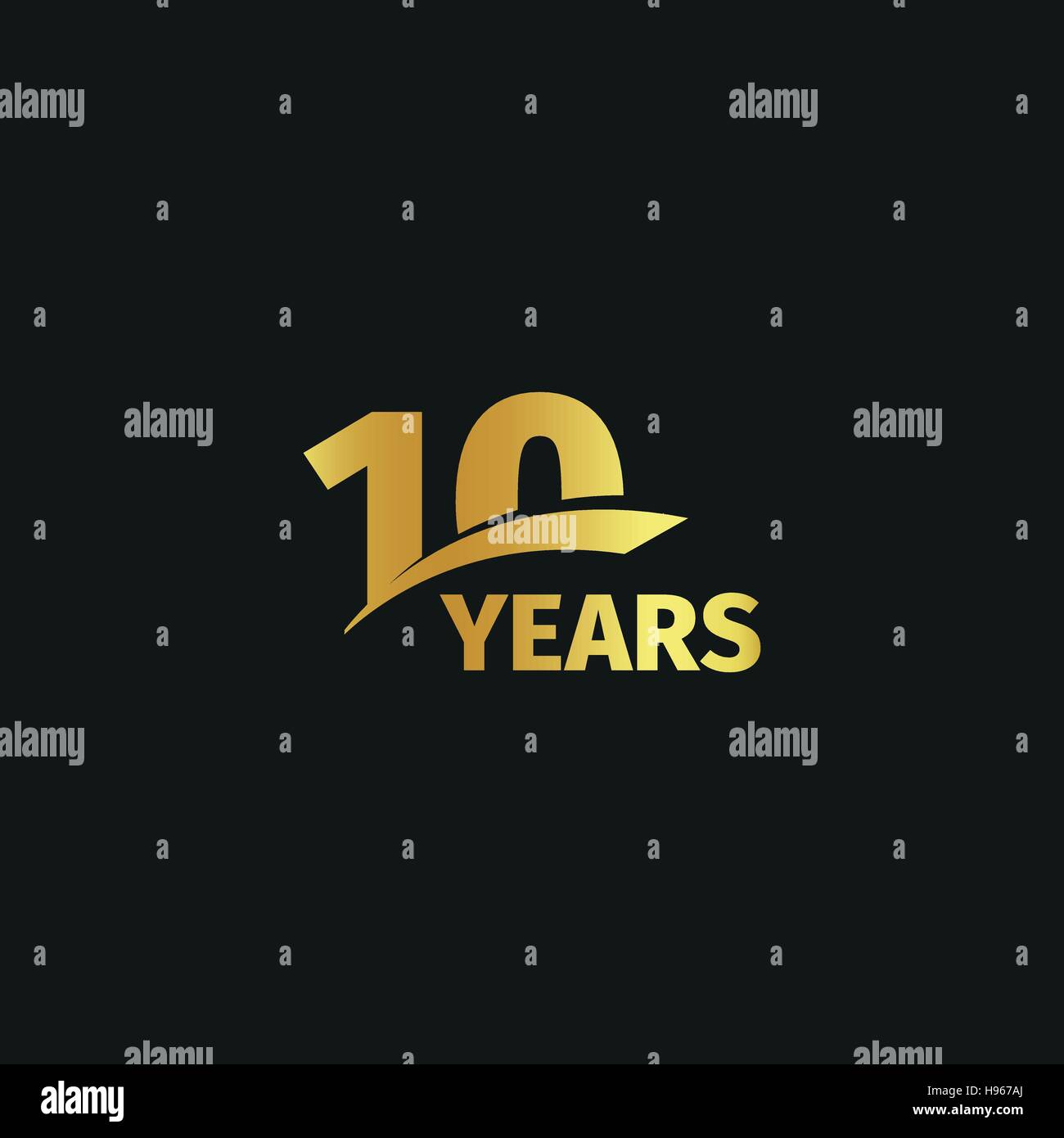 10th anniversary logo hi-res stock photography and images - Alamy