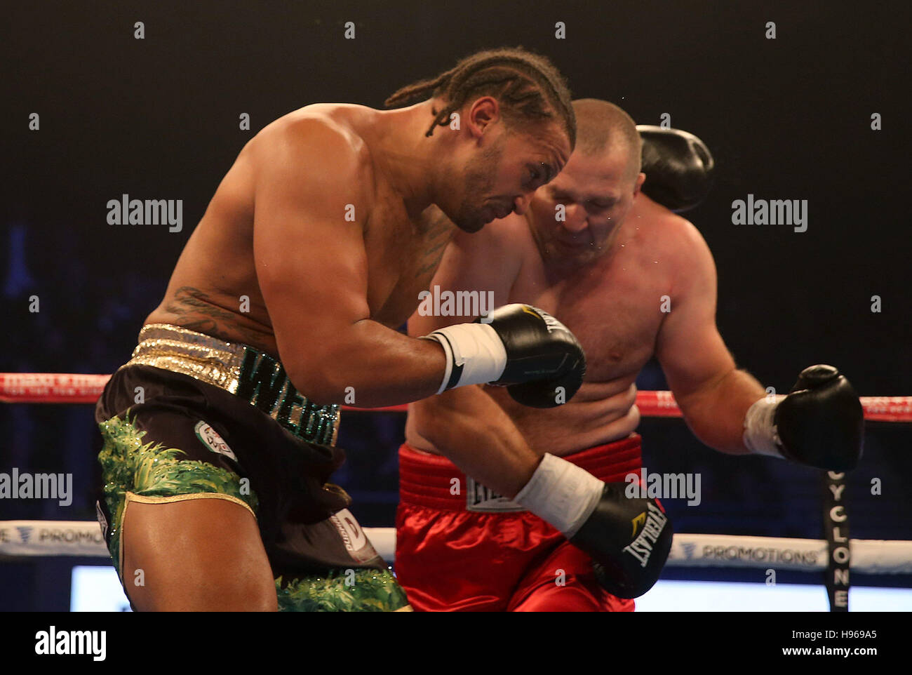 Nick Webb against Ivica Perkovic at the Wembley SSE Arena, London Stock ...