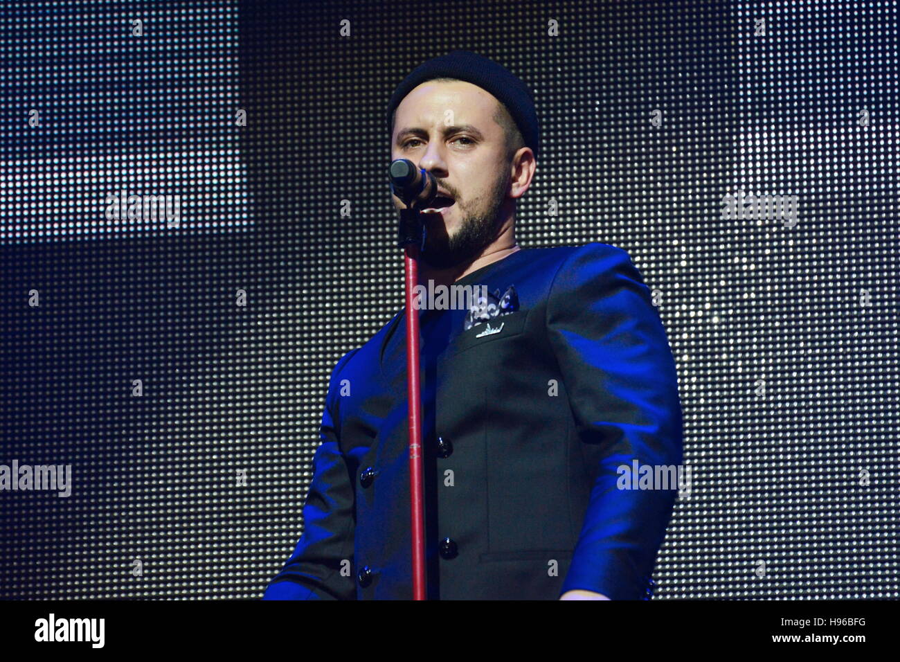 Kiev, Ukraine. 18th Nov, 2016. Singer Dmitriy Monatik during the ...