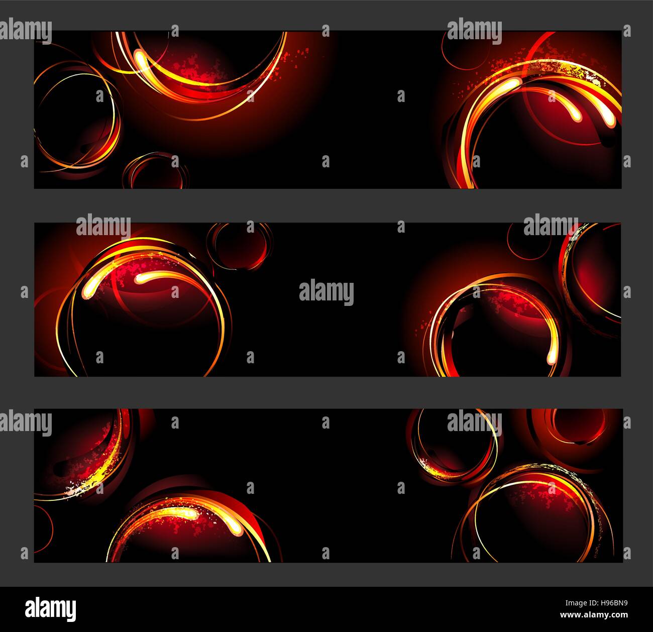 Ring three circle element Stock Vector Images - Alamy