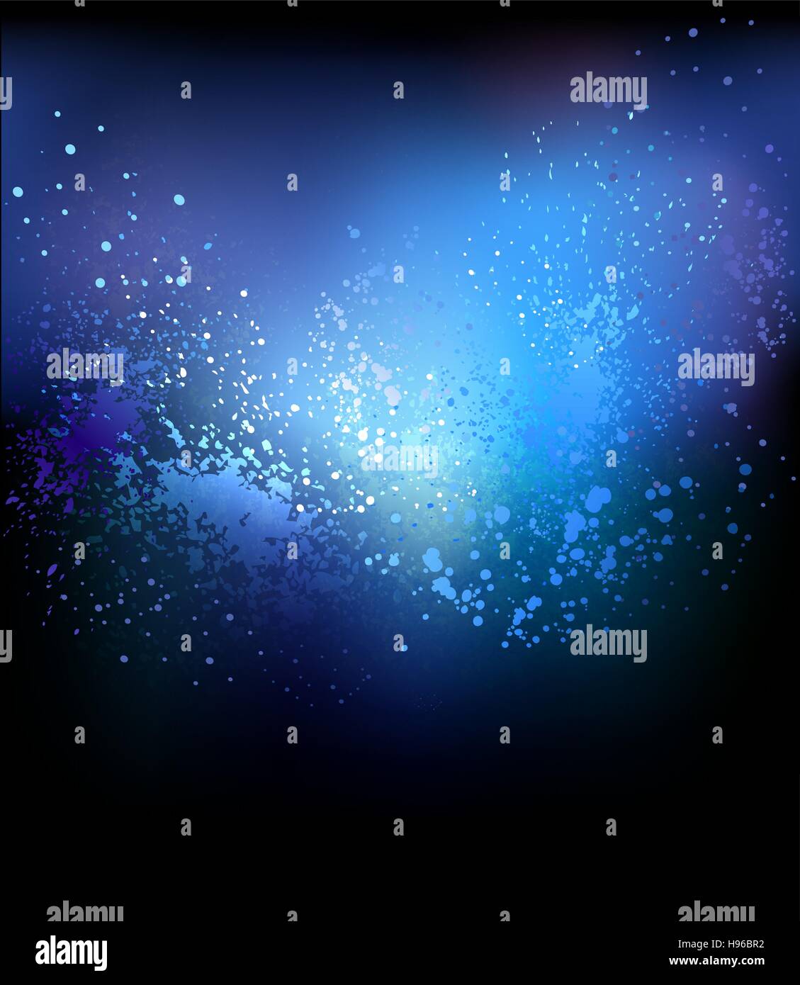 Beautifully painted blue abstract background Stock Vector Image & Art ...