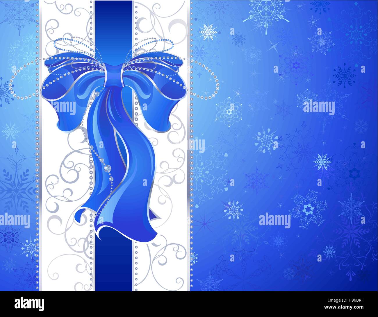 Holiday ribbon on shiny hi-res stock photography and images - Alamy