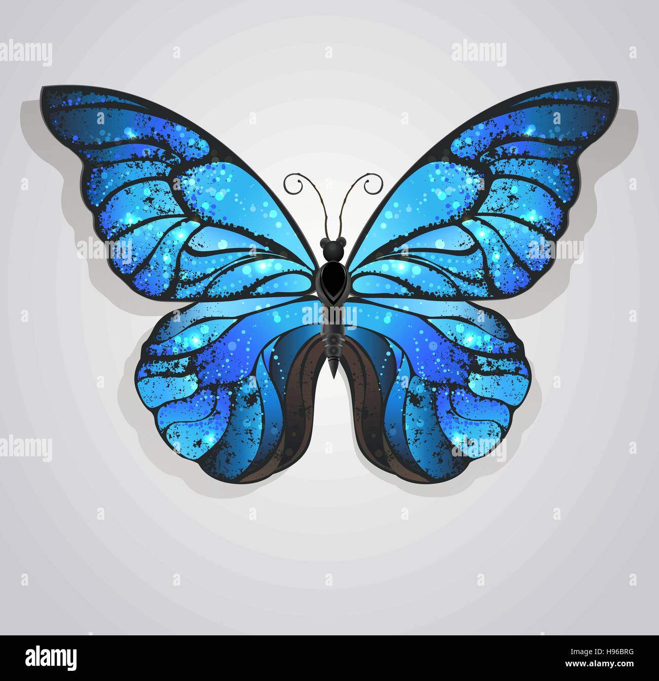 Profile of a butterfly Stock Vector Images - Alamy