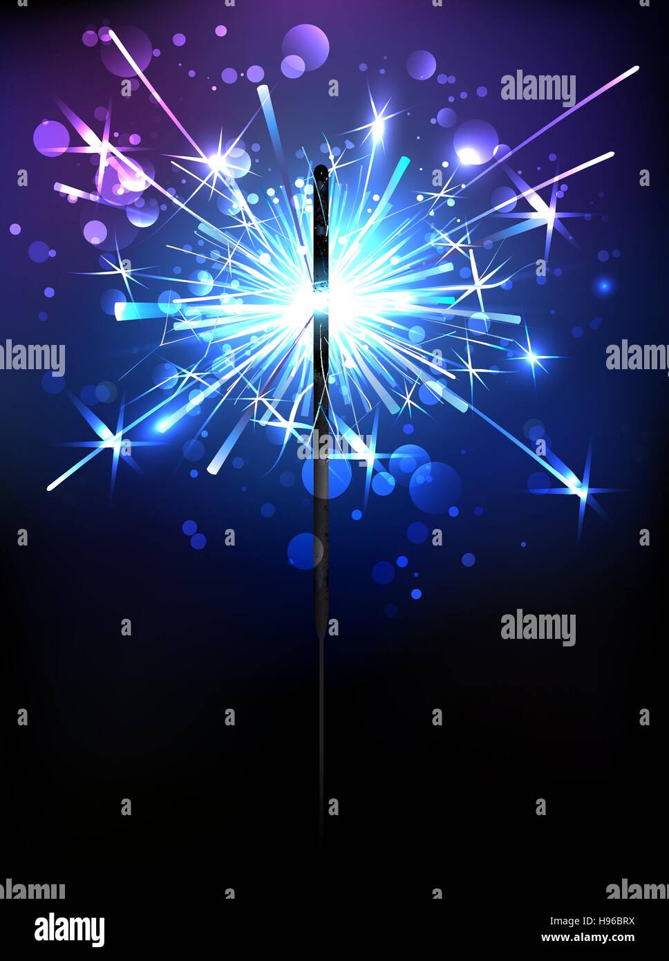 Sparkler vector vectors hi-res stock photography and images - Alamy