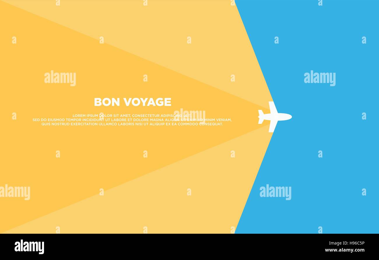 Travel background template, poster, layout flat design vector ...