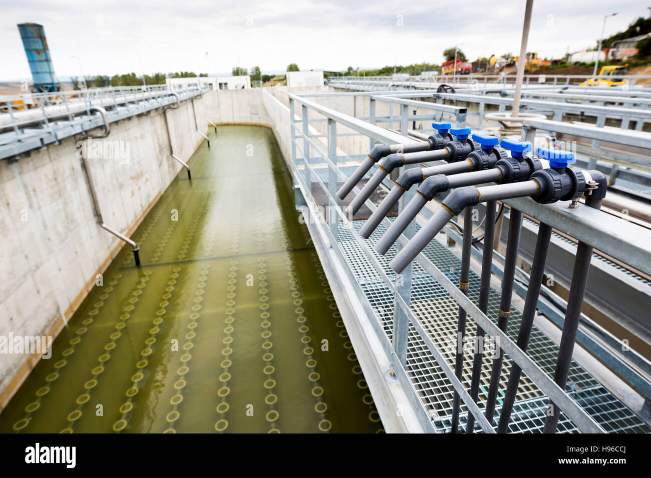 Wastewater Treatment Facility Stock Photos & Wastewater Treatment ...