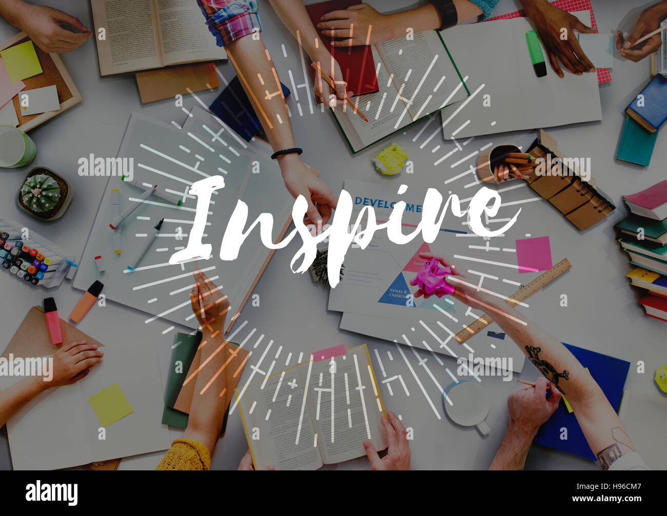 Inspire Inspiration Ideas Creativity Influencing Encourage Concept ...