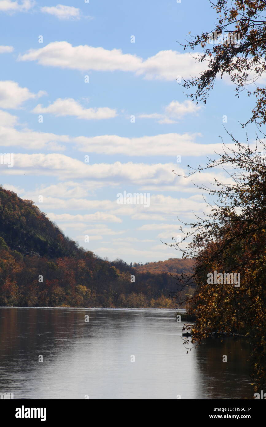 Delaware River at New Hope,PA and Lamberville, NJ Stock Photo - Alamy