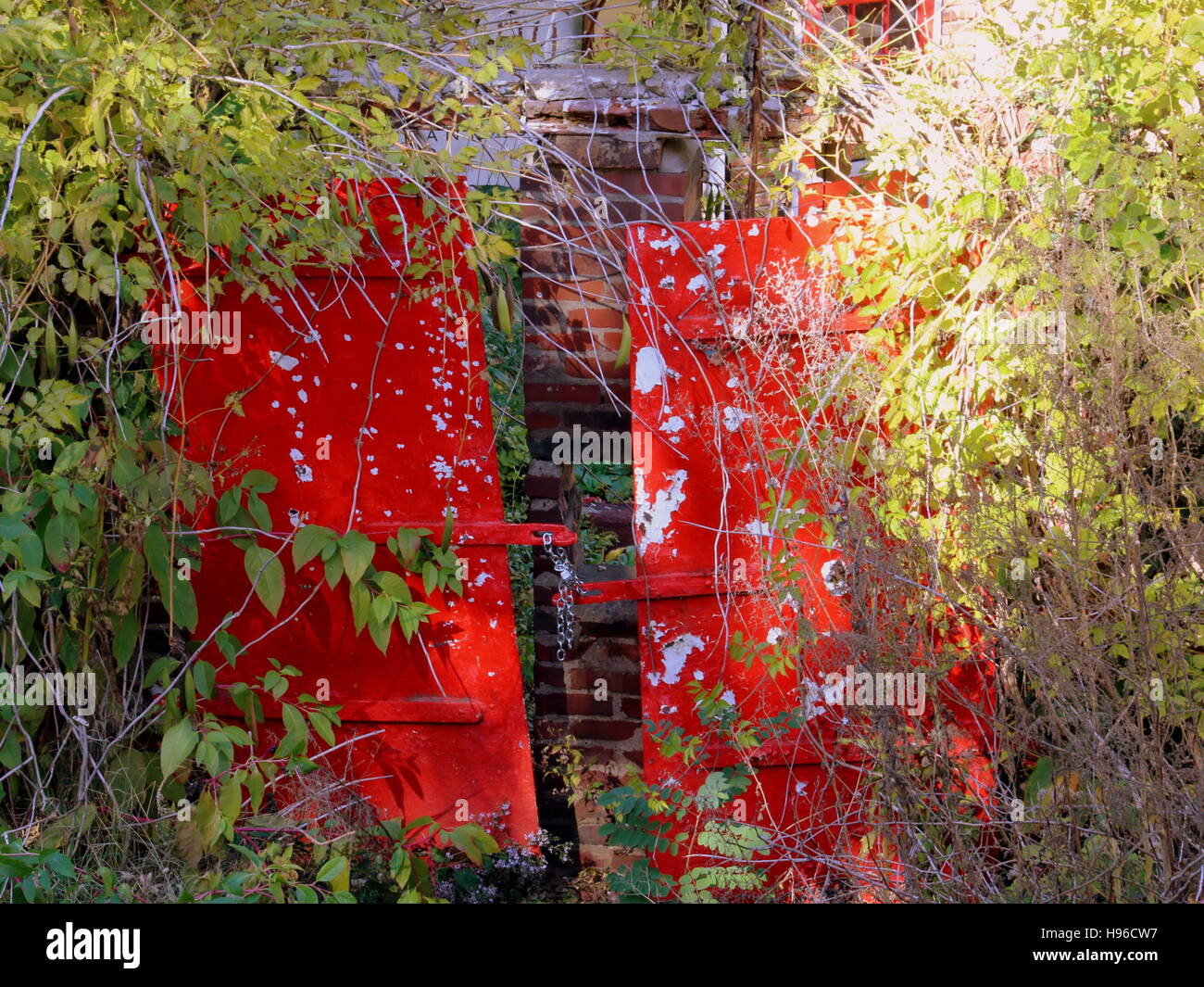 The Red Gate Stock Photo - Alamy