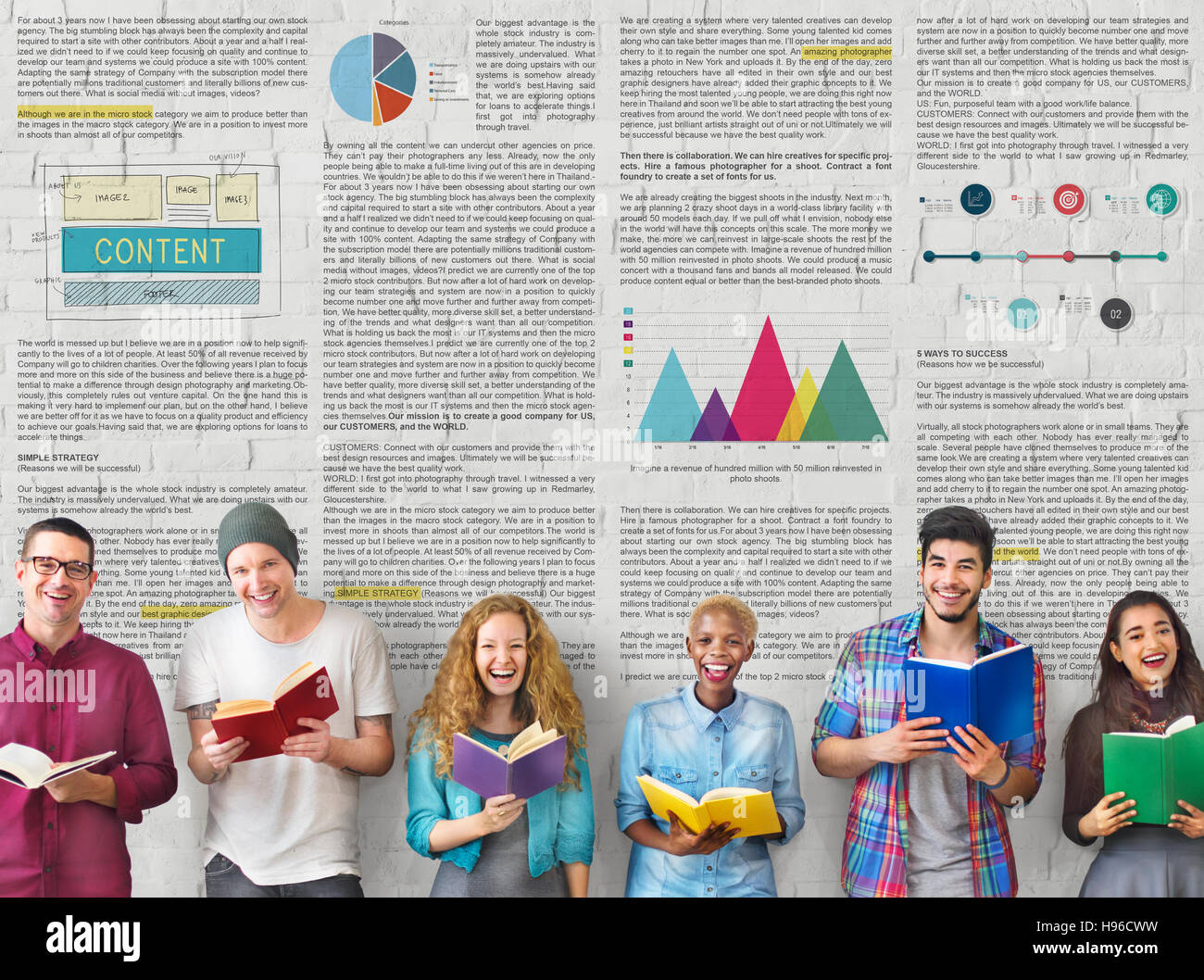 Article Business Information Vision Concept Stock Photo - Alamy