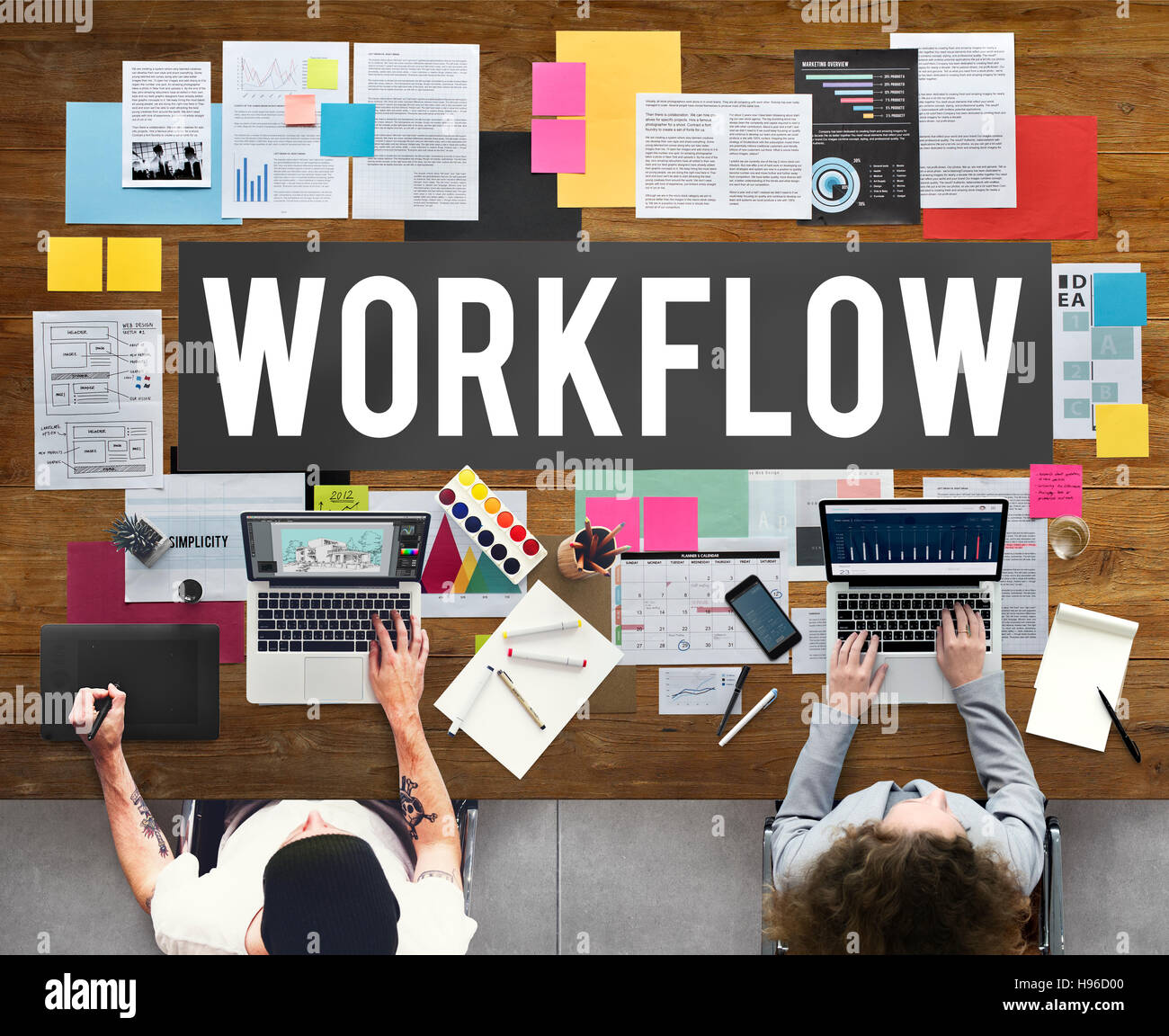 Efficient workflow design hi-res stock photography and images - Alamy