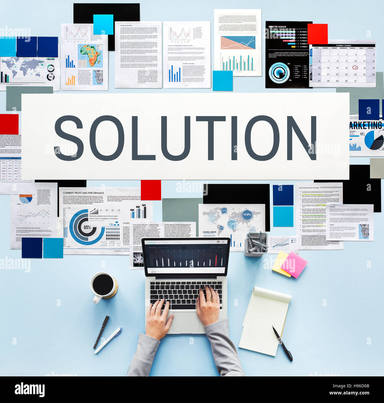 Solution Sloving Problem Improvement Decision Concept Stock Photo - Alamy