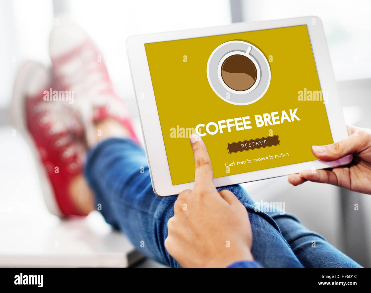 Coffee Break Drink Free Time Concept Stock Photo - Alamy