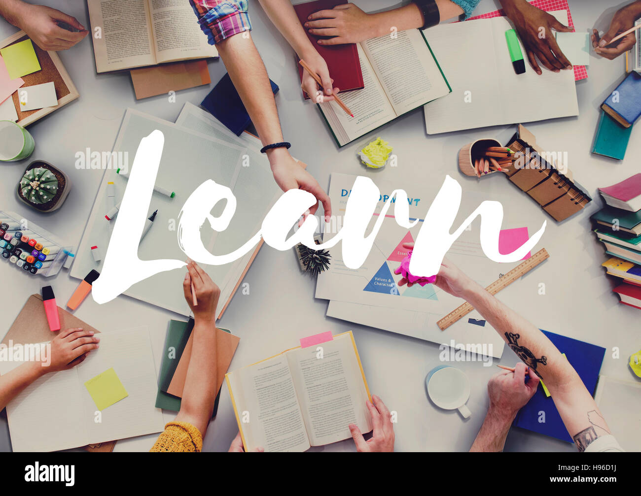 Educate Learn Knowledge Education Learning Concept Stock Photo - Alamy
