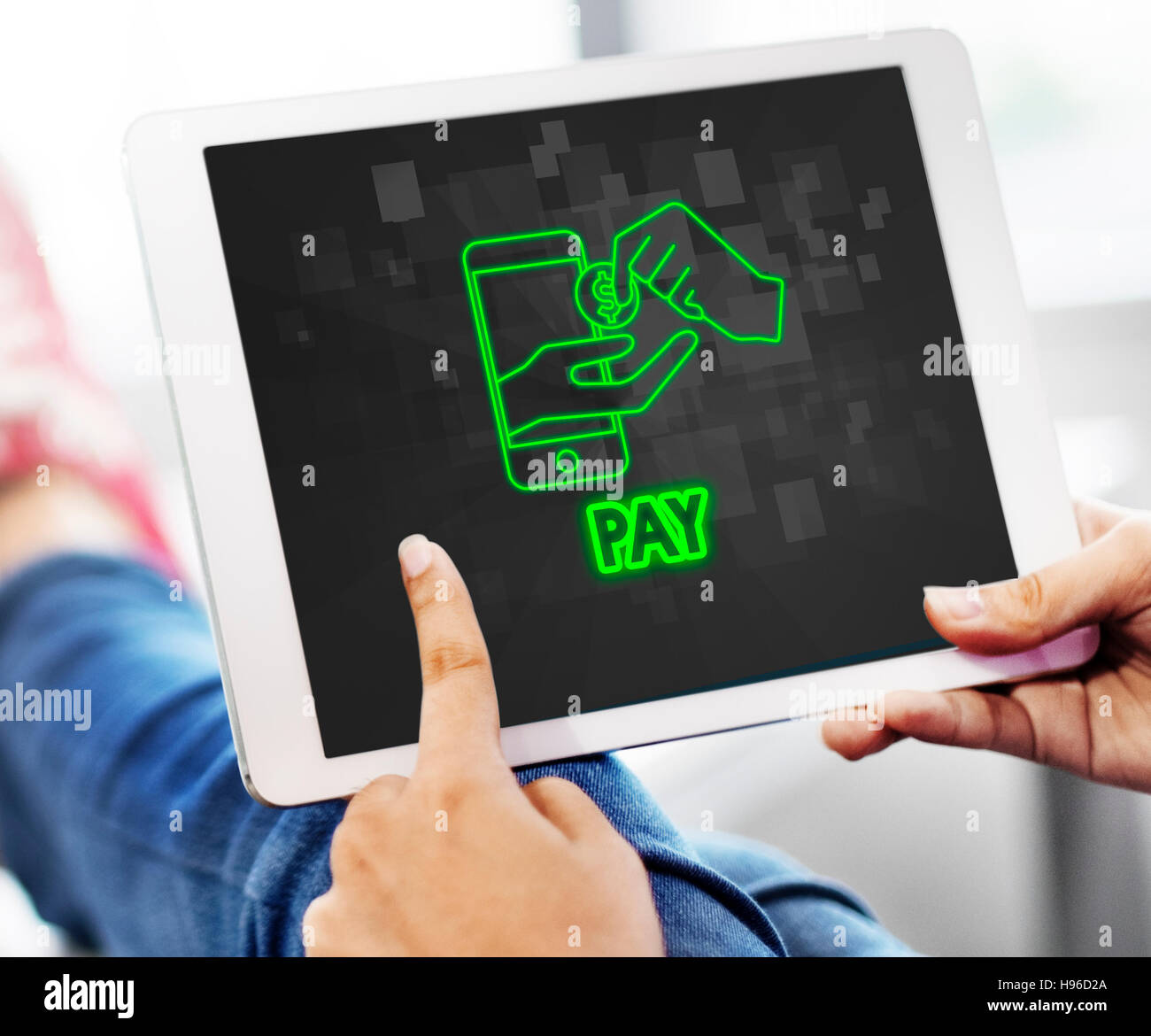 Pay Cash Payment Accounting Money Concept Stock Photo - Alamy