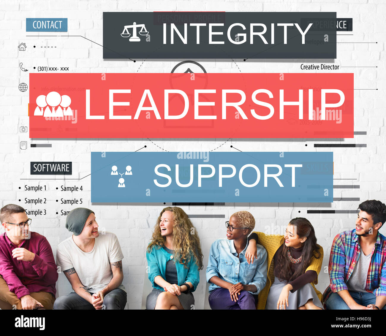 Leadership Lead Guiding Support Integrity Concept Stock Photo - Alamy