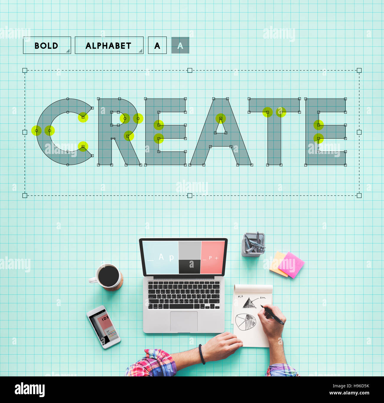 Create Creative Ideas Thinking Thoughts Concept Stock Photo - Alamy