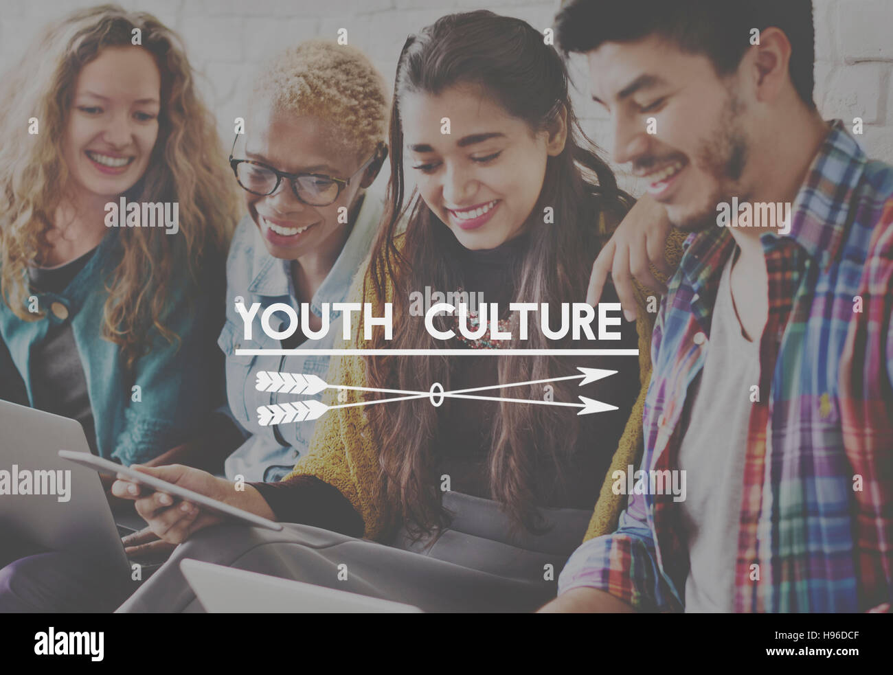 Youth Culture Generation Lifestyle Young Teens Concept Stock Photo - Alamy