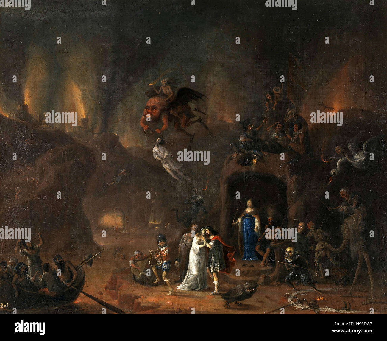 Orpheus And Eurydice In The Underworld