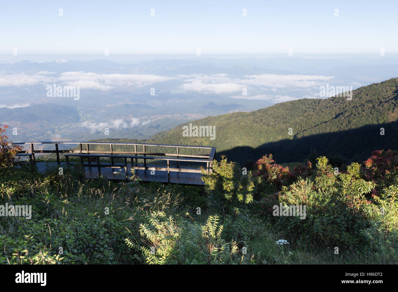 Wood balcony hi-res stock photography and images - Alamy