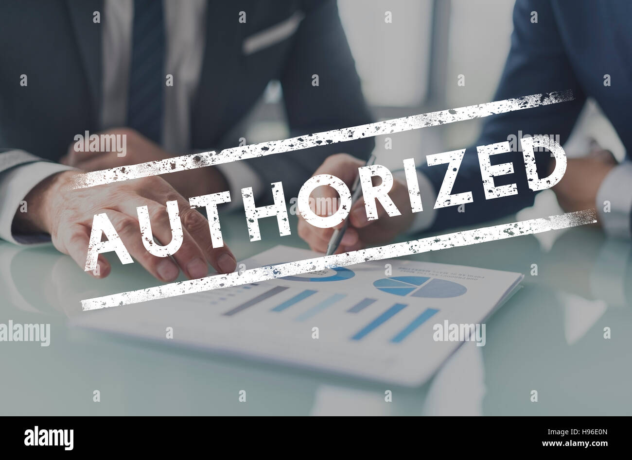 Authorized Allowance Permission Permit Approve High Resolution Stock ...